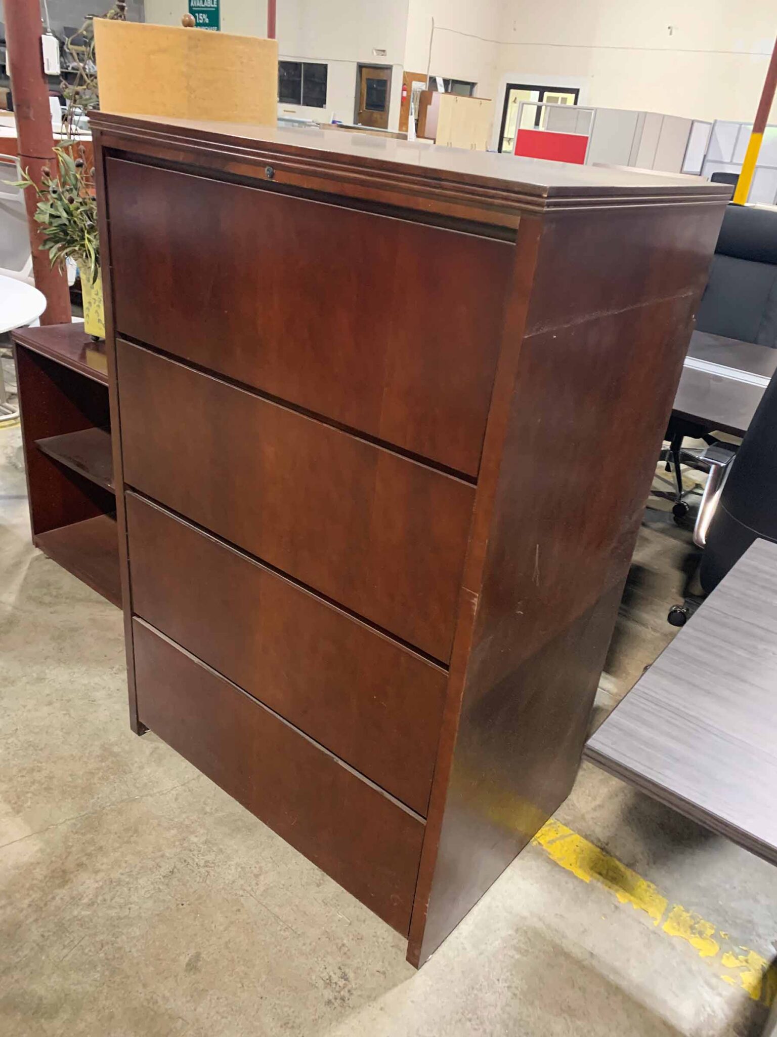 36” Wide Four Drawer Lateral File Cabinet | Capital Furniture