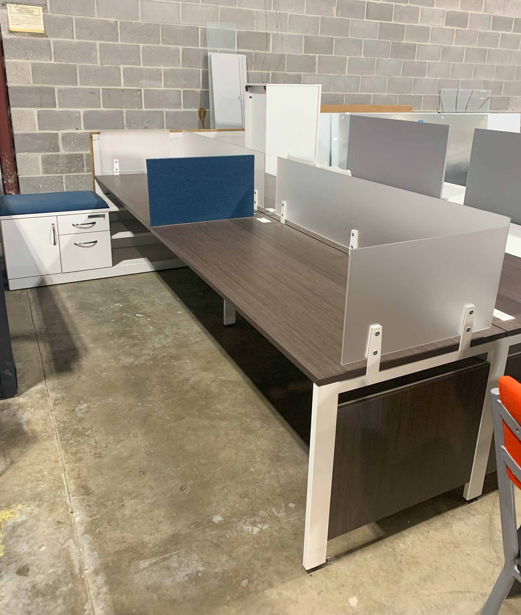 Artopex Four Pod Benching Desk Unit | Capital Furniture