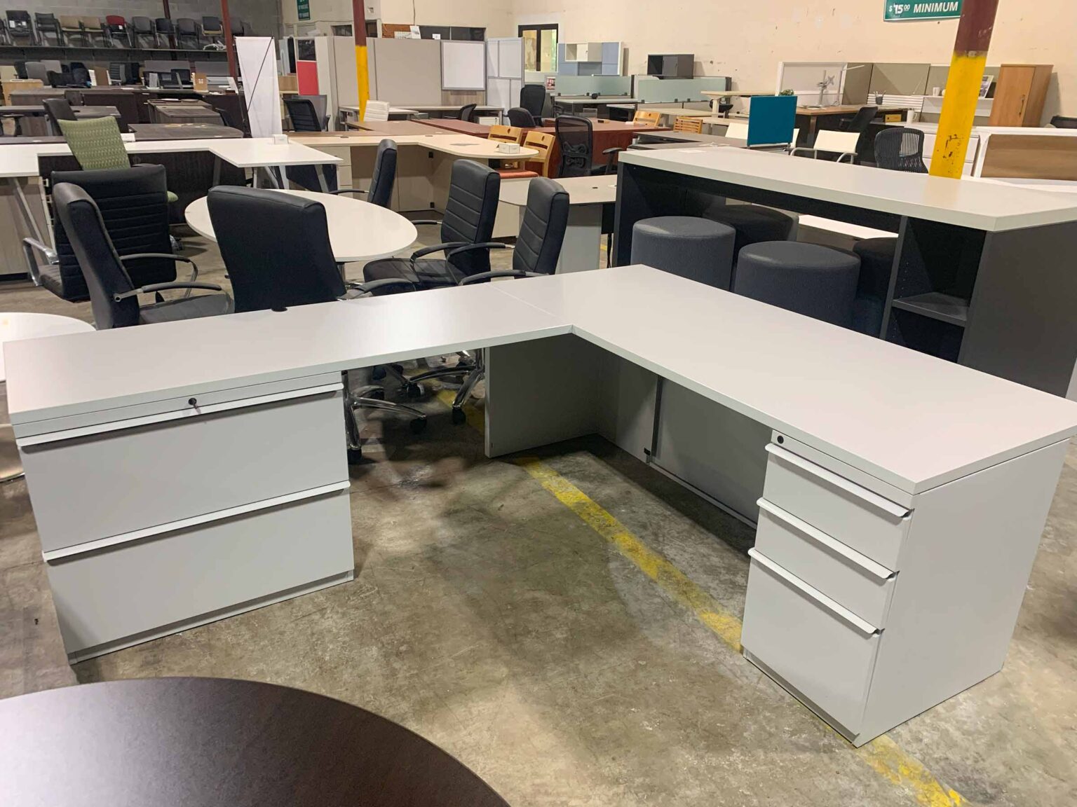 Knoll Reff L Desk Unit | Capital Furniture