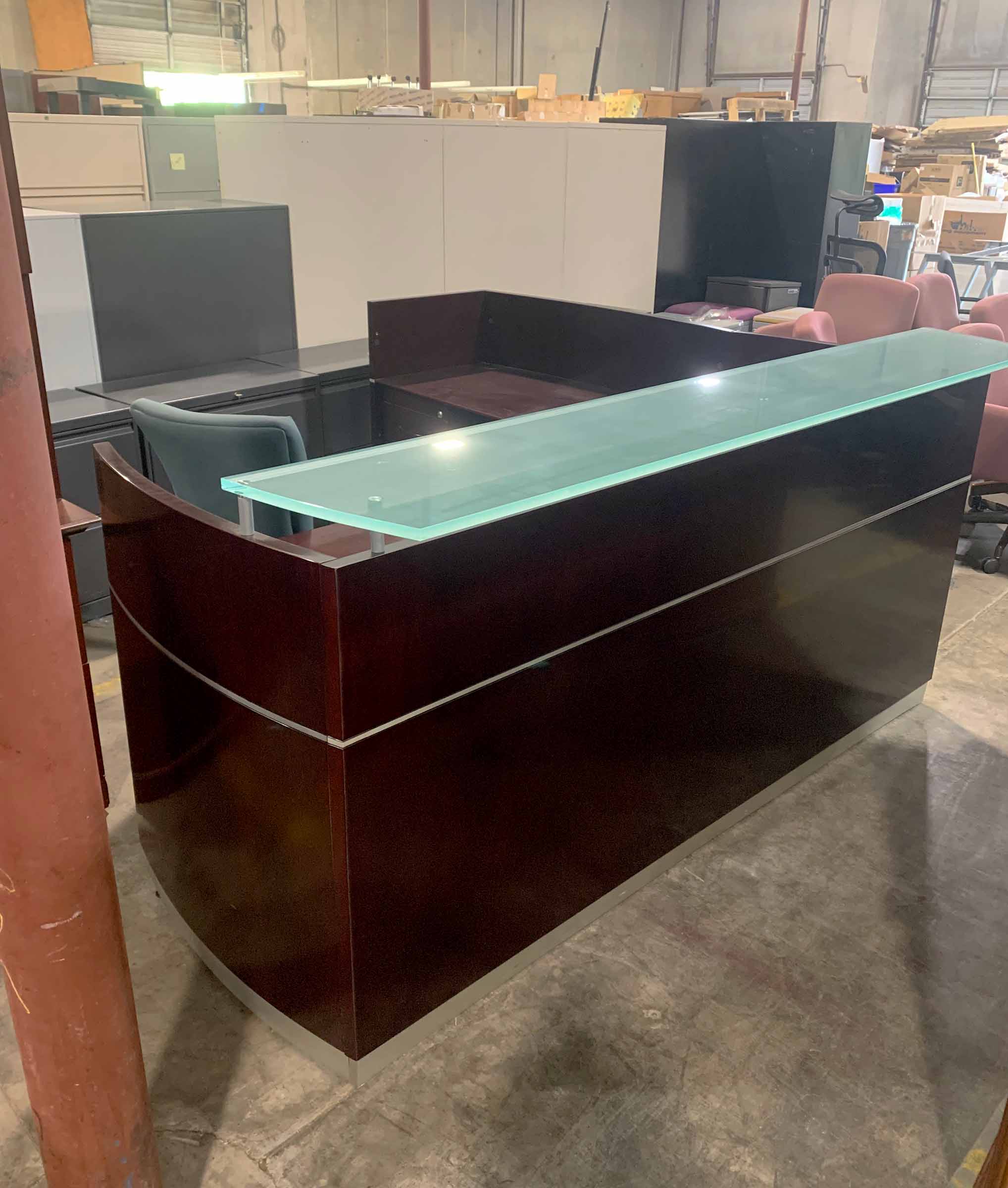 L Shape Reception Desk | Capital Furniture