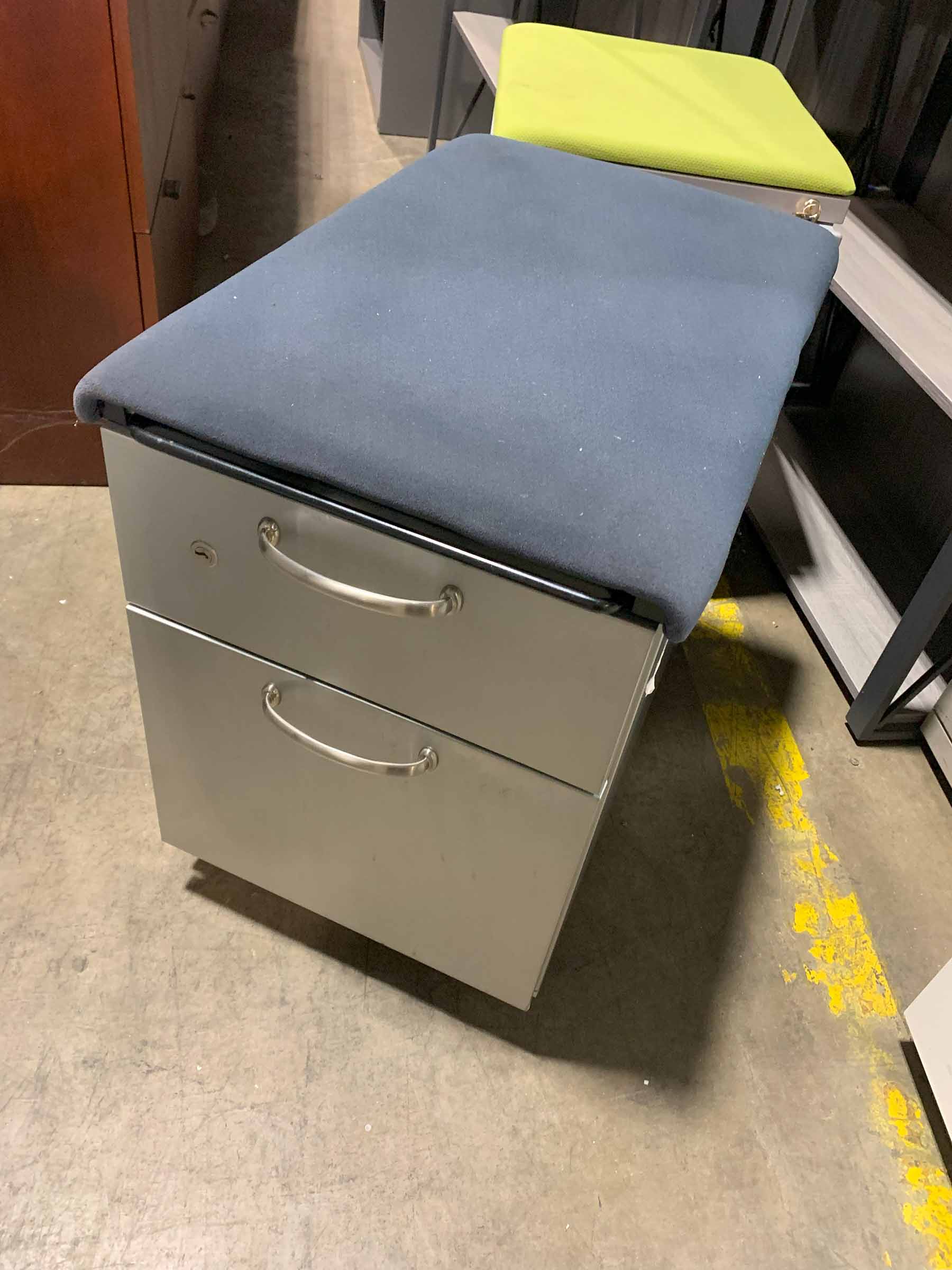 Mobile Box/File Pedestal with Cushion | Capital Furniture