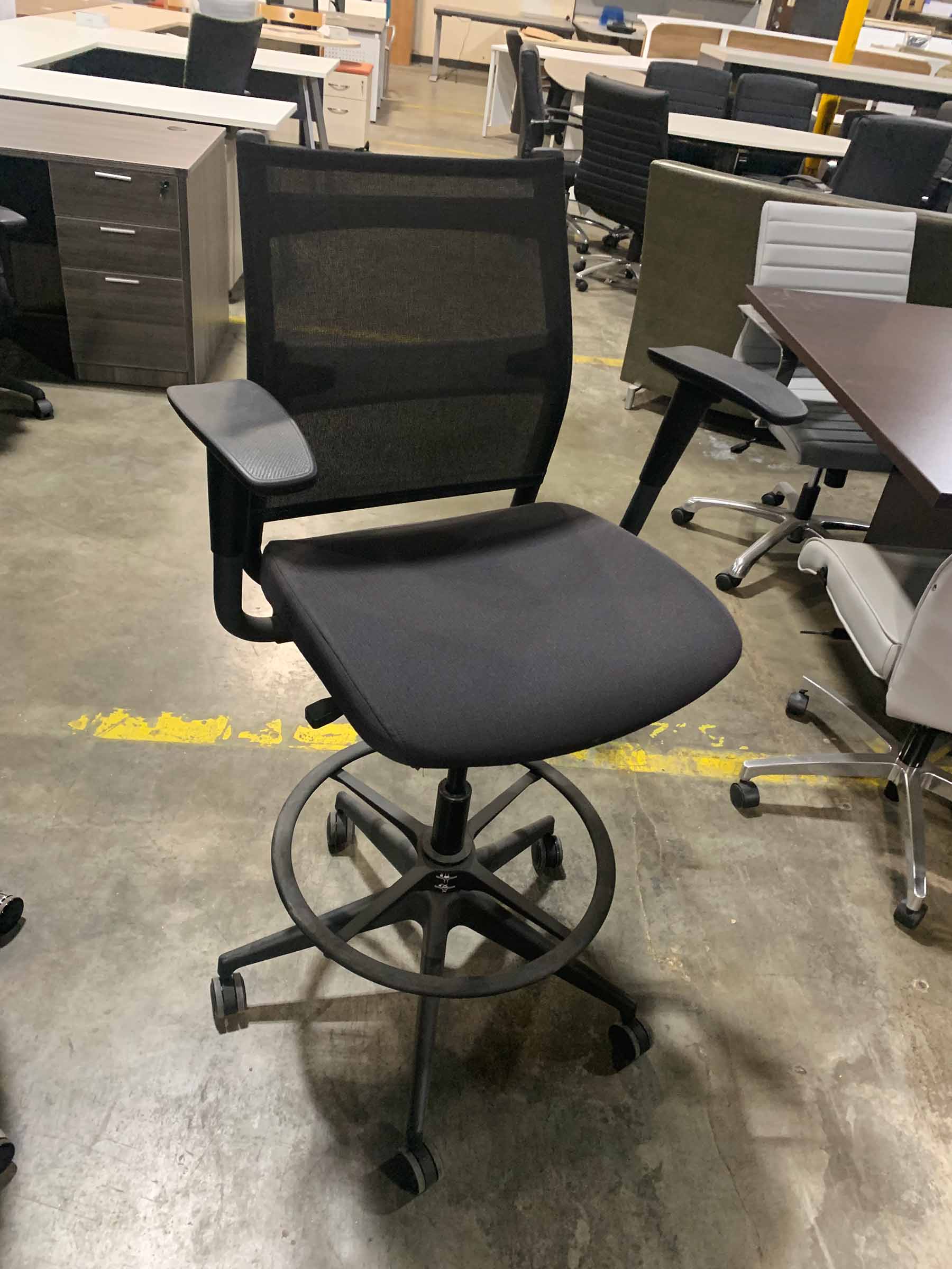 Sit On It Wit Series Stool with Adjustable Arms | Capital Furniture