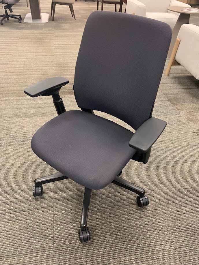 Steelcase AMIA High Back Task Chair- GRAY FABRIC | Capital Furniture